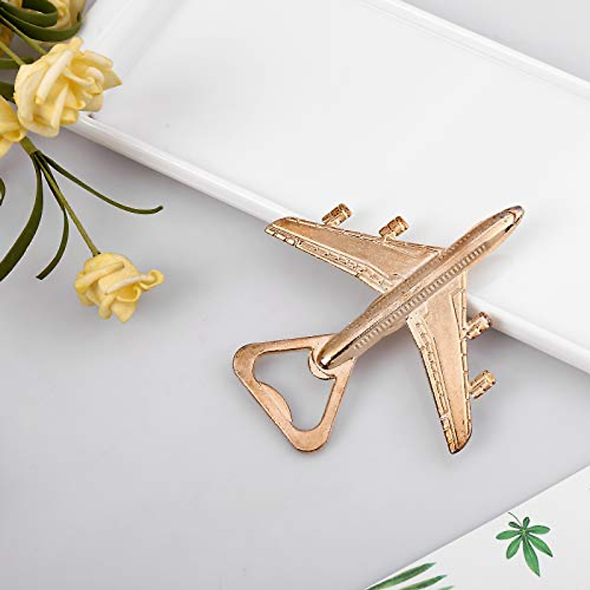 Airplane Bottle Opener - Aviation Gifts for Pilot - Airplane Decor - Gift for Veteran - Plane Beer Bottle Opener in Gift Box - Perfect Travel Gift (Airplane)