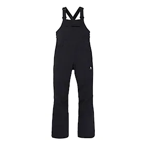 Burton Womens Avalon Bib Pant, True Black New, X-Large