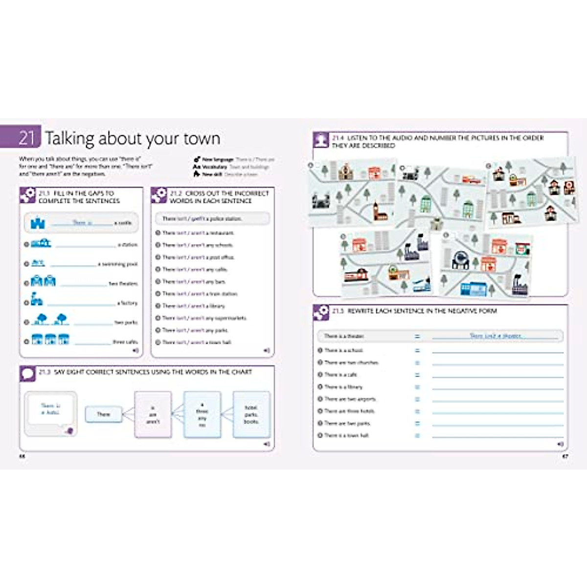 English for Everyone: Beginner Box Set - Level 1 & 2: ESL for Adults, an Interactive Course to Learning English
