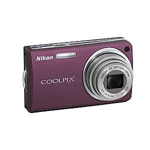 Nikon Coolpix S550 10MP Digital Camera with 5x Optical Zoom (Plum)