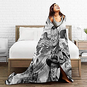 Shouou Ultra-Soft Micro Fleece Blanket Throw Blankets Lightweight Blanket Perfect for Bed,Travel,Sofa,Room,Warm Winter Cozy Plush Throw Blankets for Adults Or Kids 50X40