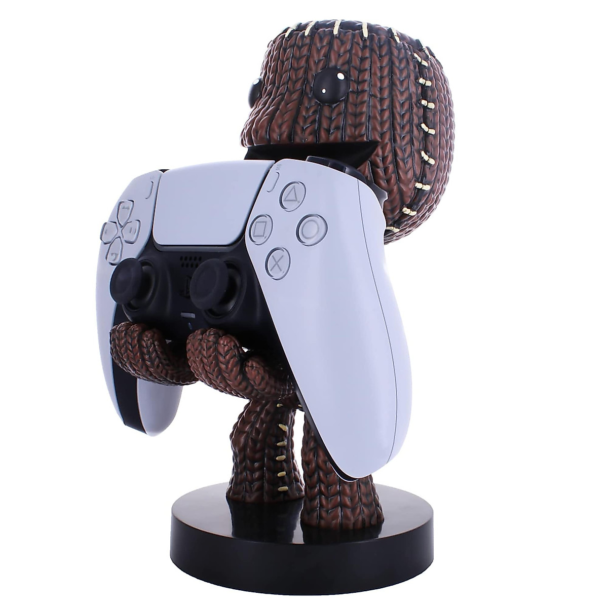 Exquisite Gaming: Sackboy: A Big Adventure - Sackboy - Original Mobile Phone & Gaming Controller Holder, Device Stand, Cable Guys, Sony Licensed Figure