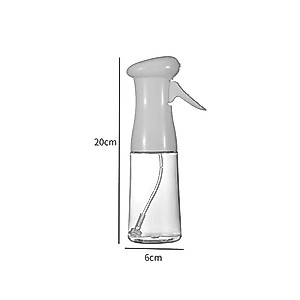 Poaisduie Glass Oil Dispenser Barbecue Cooking Oil Olive Oil Oil Controlling Bottle Kitchen Plastic Pneumatic Fuel Injector Spray Bottle