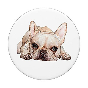 Love French Bulldog Gift for Frenchie mom Dog Birthday PopSockets PopGrip: Swappable Grip for Phones & Tablets