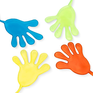 MAQIHAN 32pcs Sticky Hands - Sticky Fingers, Hand Squishy Toy, Halloween Toys, for Birthday Party Favors, Best Birthday Party Favors.