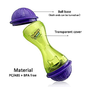 Cat Interactive Treat Dispenser Toy - Pet Slow Feeder Toy, Cat Food Dispensing Improve Intelligence IQ Puzzle Toy (4.33x1.77inch)