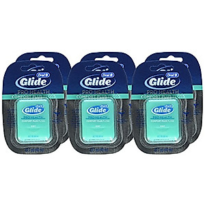 Oral-B Glide Pro-Health Comfort Plus Dental Floss, Mint, 43.7-Yard Dispenser, (Pack of 6)
