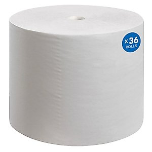 Scott® Essential Coreless High-Capacity Standard Roll Bulk Toilet Paper (04007), 2-Ply, White (1,000 Sheets/Roll, 36 Rolls/Case, 36,000 Sheets/Case)