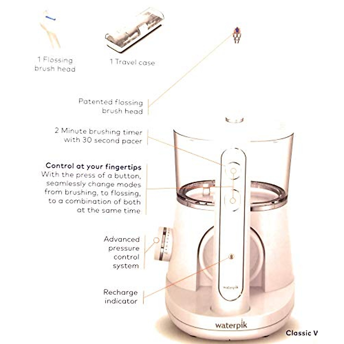 Waterpik Sonic-Fusion Flossing Toothbrush Combo Pack