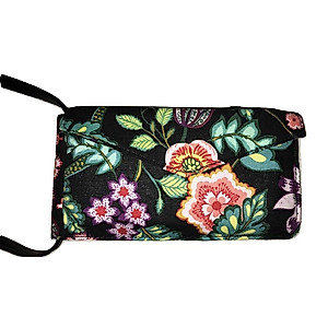 Vera Bradley Iconic RFID Envelope Crossbody in Vines Floral