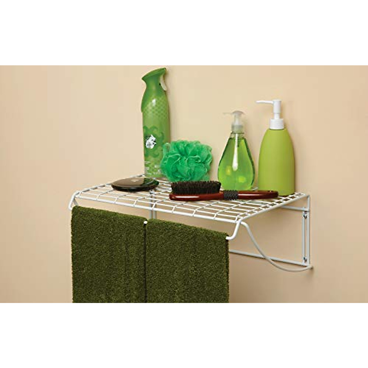 ClosetMaid 8278 18-Inch Wide Laundry Utility Hanger Shelf , White