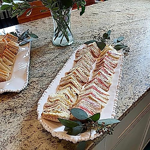 Beatriz Ball Alegria Melamine Oval Tray, Large, White