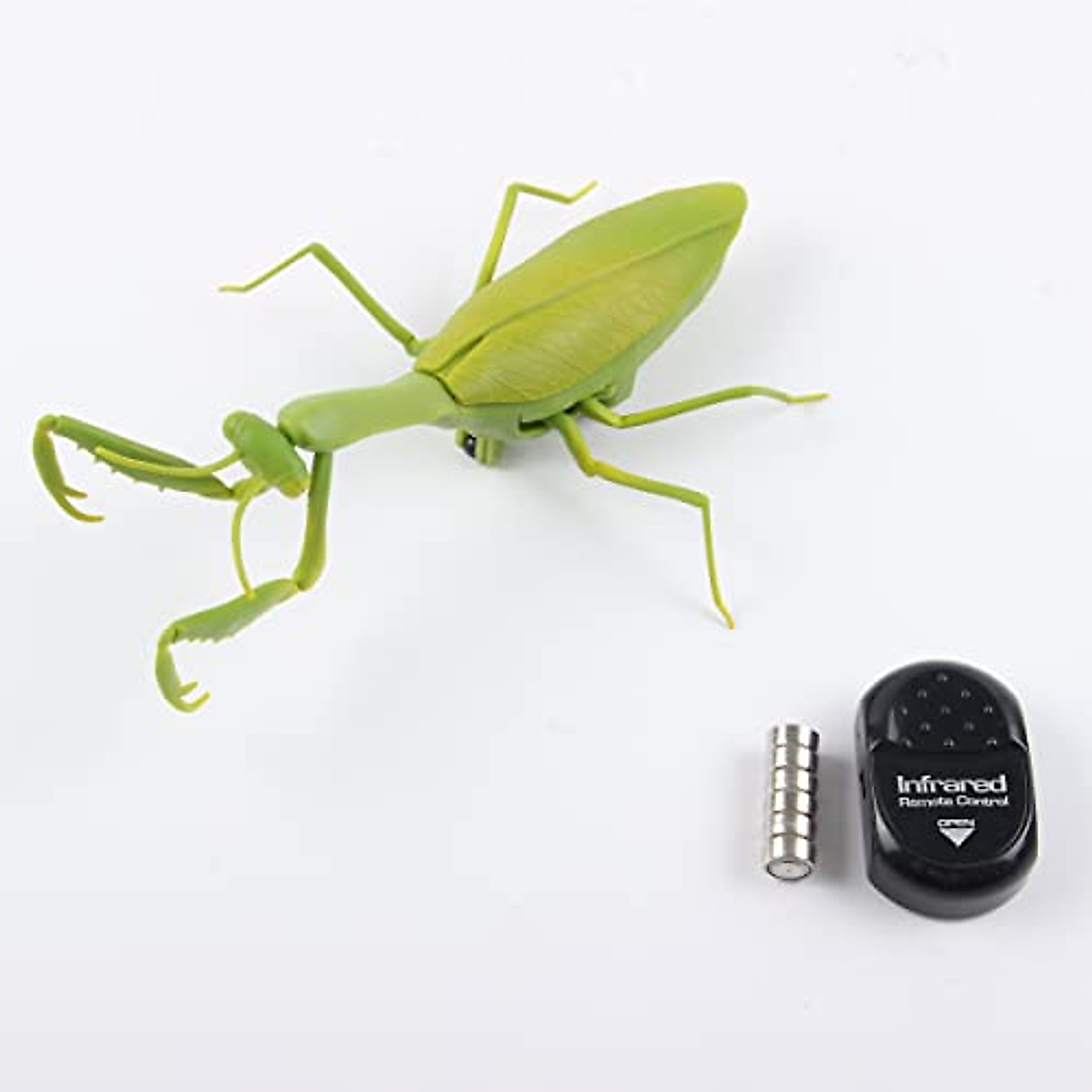 Foedoy Infrared Remote Control Praying Mantis Model Toy Electric Halloween Prank Children's Toys robo Alive Giant Python x Snake Early Education Puzzle