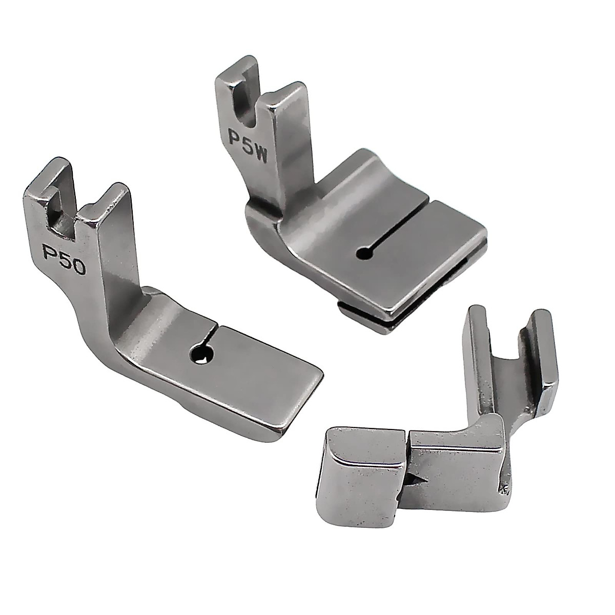 Fbshicung 3PCS Gathering Pleated/Shirring Presser Foot #P5 P50 P5W for Industrial Sewing Machine JUKI Brother