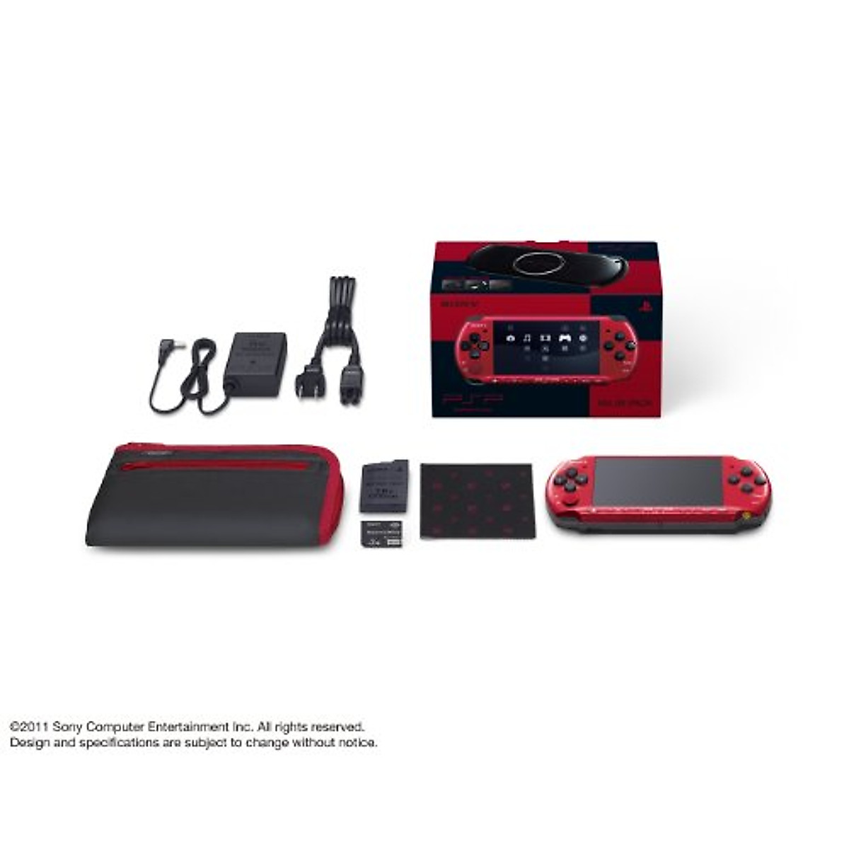 PSP "Playstation Portable" Value Pack Red / Black (Pspj-30026) (Japan Import)