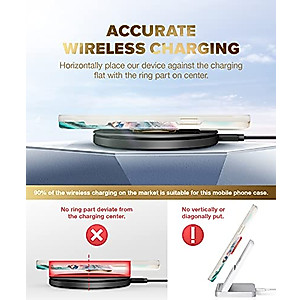 GVIEWIN for iPhone 12 Pro Max Case 6.7 Inch, Built-in 360° Rotate Ring Stand, Stylish Durable Marble Pattern Shockproof Kickstand Phone Holder Protective Case Cover (Drift Sand/Brown)