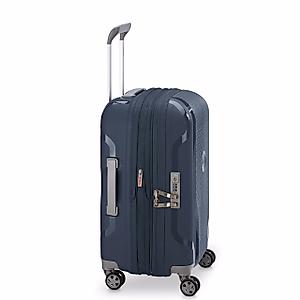 DELSEY Paris Clavel Hardside Expandable Luggage with Spinner Wheels, Blue Jean, Carry-On 19 Inch