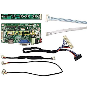 Lysee Mobile Phone Parts - G156XW01 V1 15.6 inch TFT LCD Display LVDS 30 pin IPS Laptop Panel wxga Screen with HDMI VGA Controller Board 1366x768