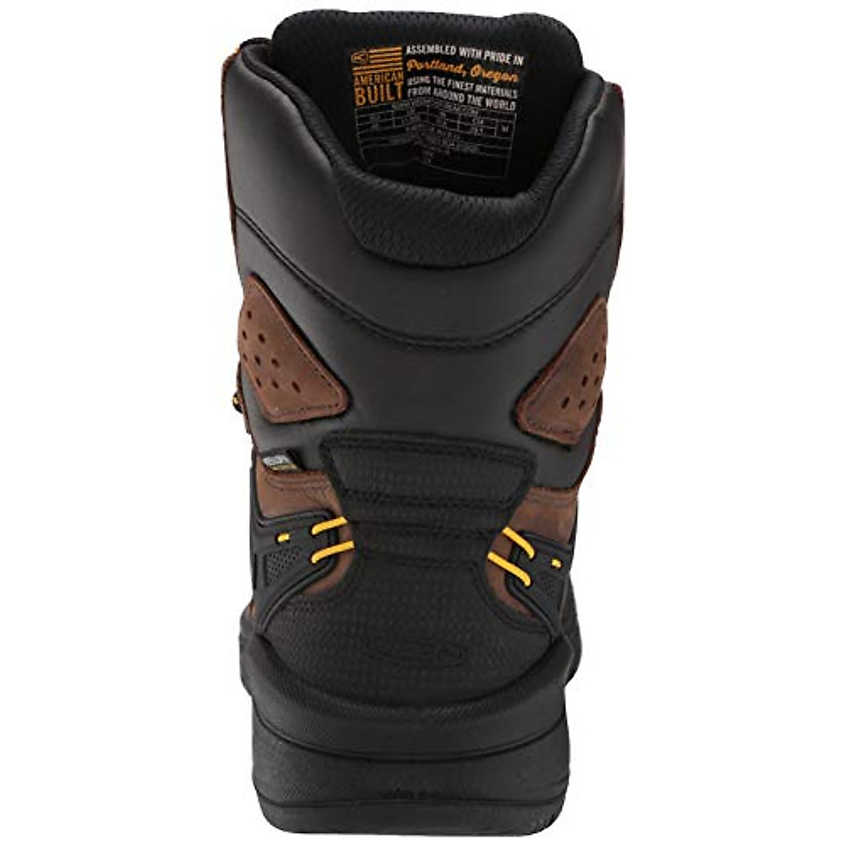 KEEN Utility Dover, Men's, Dark Earth/Black, Comp Toe, EH, WP/Insulated, 8 Inch, Work Boot (10.5 D)