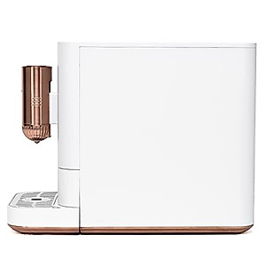 Café Affetto Automatic Espresso Machine | Brew in 90 Seconds | 20 Bar Pump Pressure for Balanced Extraction | Five Adjustable Grind Size Levels | WiFi Connected for Drink Customization | Matte White