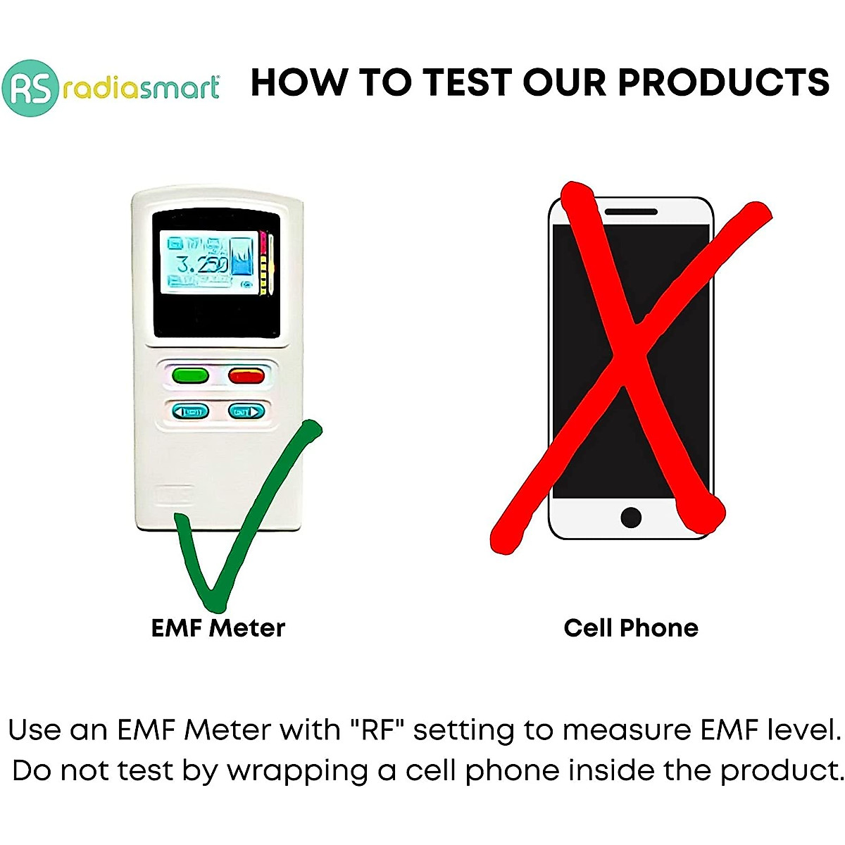 Radia Smart EMF Protection Slouch Beanie, 5G Anti-Radiation, RF Shielding, WiFi Radiation Protection, Brain Coat, Black