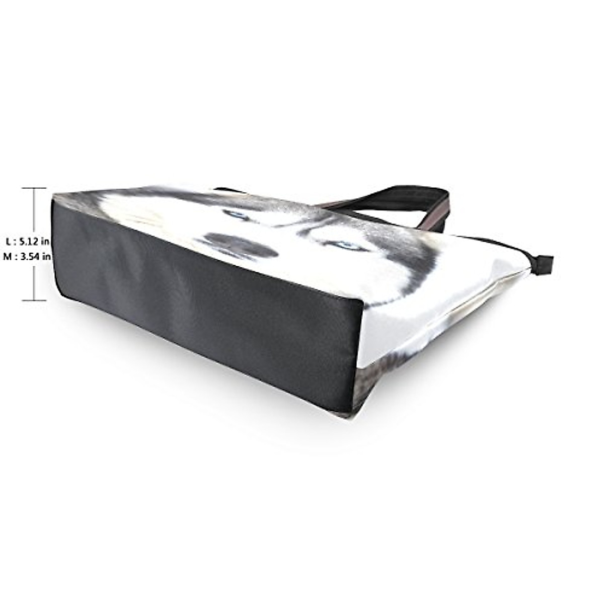 My Daily Women Tote Shoulder Bag Husky Dog Handbag Large