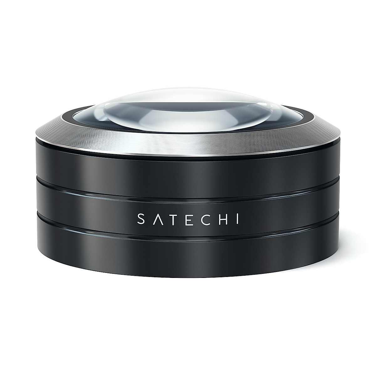 Satechi ReadMate LED Desktop Magnifier with up to 5X Magnification - Carrying Case Included (Black)