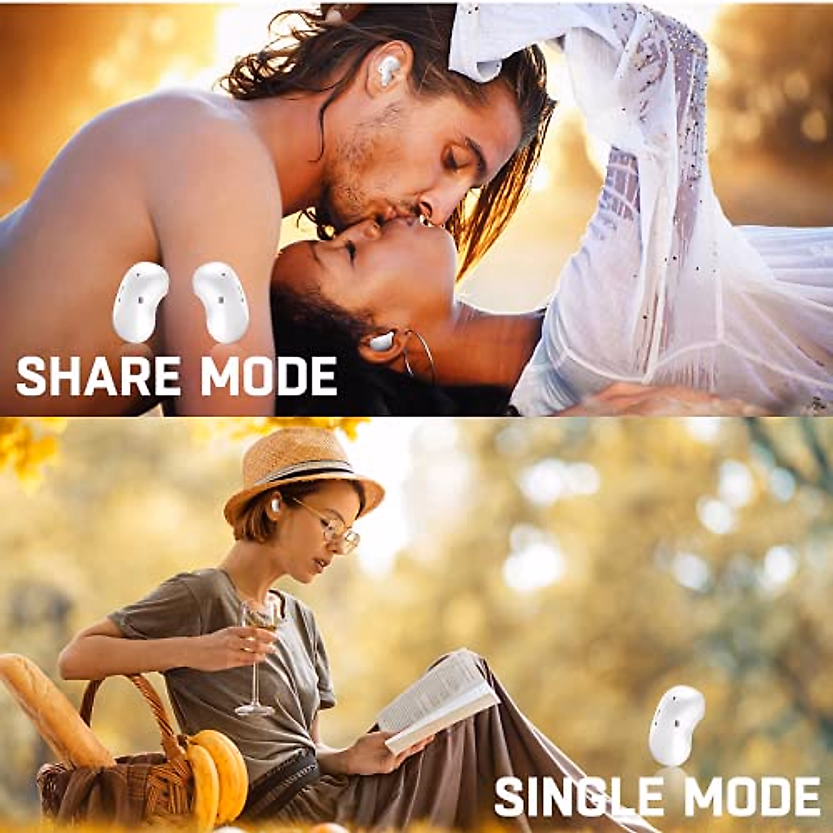 Urbanx Street Buds Live True Wireless Earbud Headphones for Samsung Galaxy Note10 Lite - Wireless Earbuds w/Hands Free Controls - White (US Version with Warranty)