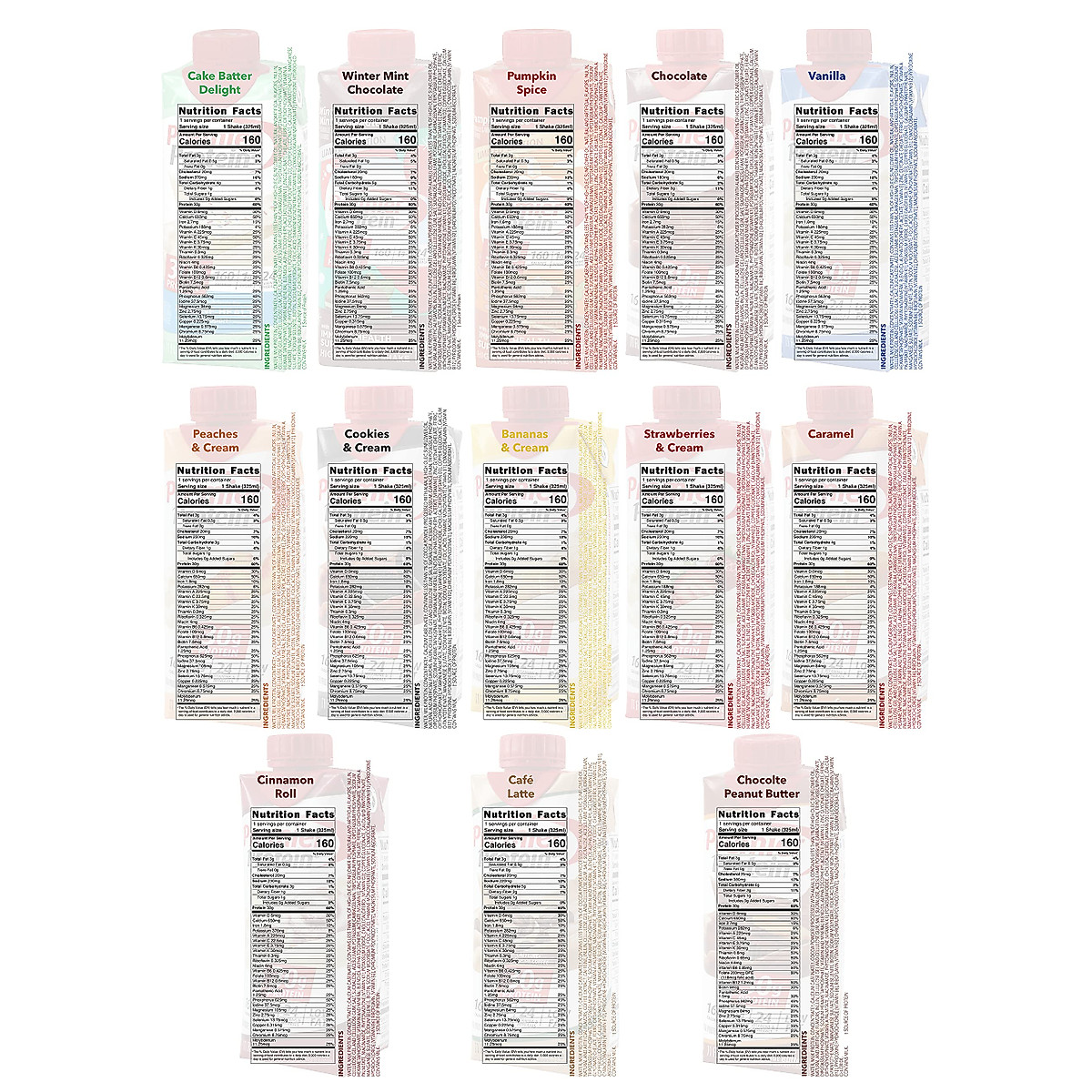 Niro Assortment | 16 Pack | Protein Shake Variety Pack | 8 Delicious Assorted Flavors | 160 Calories | 24 Vitamins & Minerals | Niro Beverage Sleeve Included