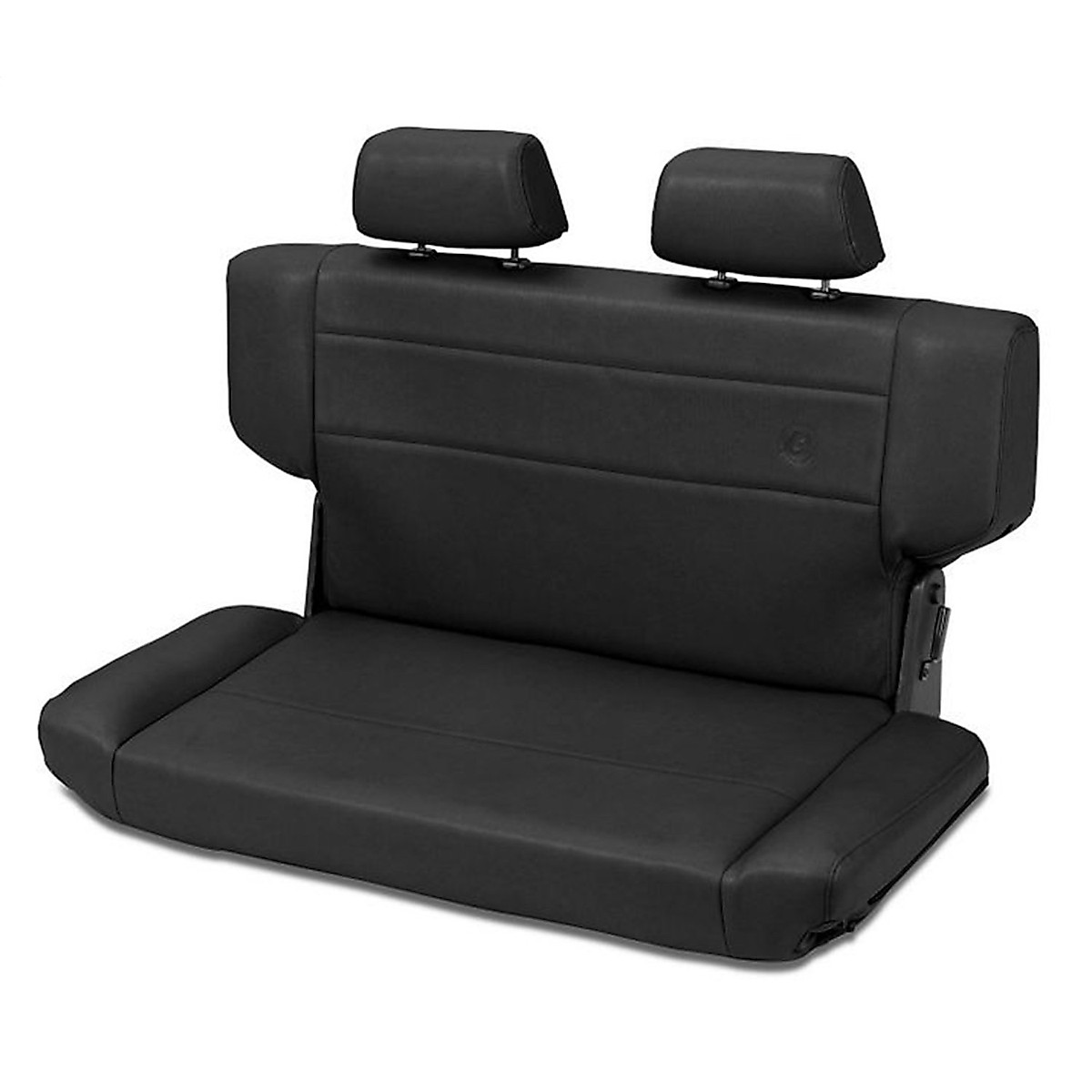 Bestop 3943501 Trailmax II Rear Fold-N-Tumble Black Crush Rear Seat - Jeep 1997-2006 Wrangler