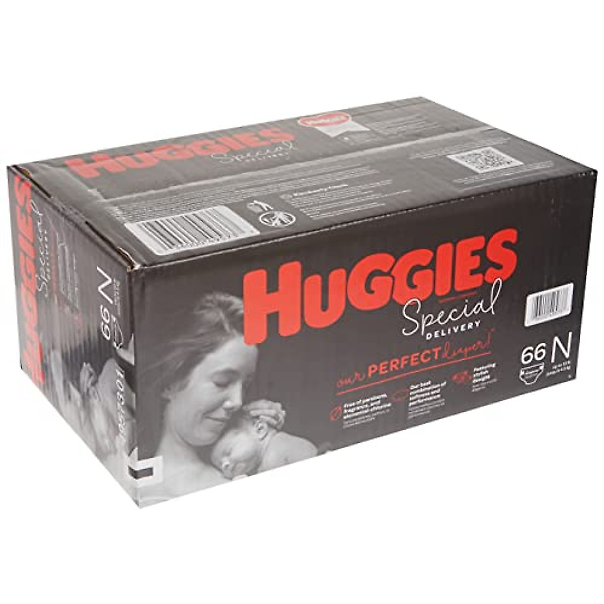 Huggies Special Delivery Hypoallergenic Baby Diapers, Size Newborn (up to 10 lbs.), 66 Count, Giga Jr. Pack