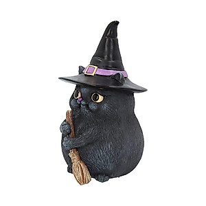 Nemesis Now Lucky Black Cat Figurine 16cm, Resin