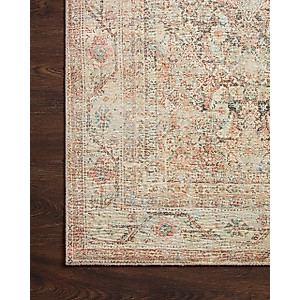 Loloi II Adrian Collection ADR-01 Area Rug 7'-6" x 9'-6" Natural/Apricot Rectangular 0.19" Thick