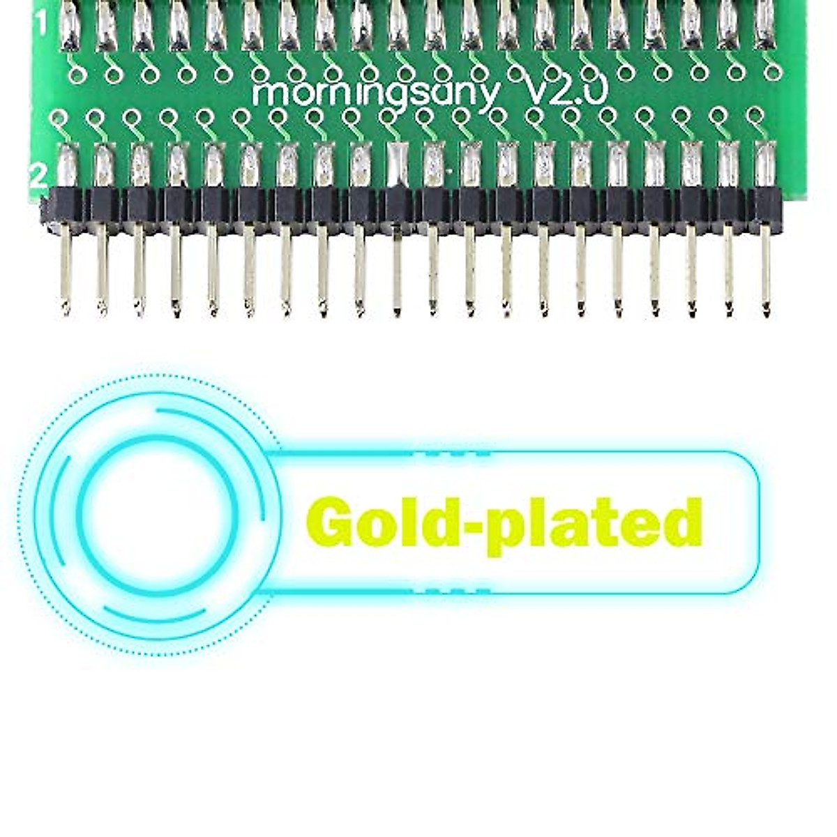 GINTOOYUN IDE 40-Pin Male to Male Hard Drive Adapter,3.5 Inch Desktop PC PATA Port Card for 3.5 Inch IDE Interface Hard Drive