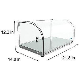 KoolMore DC-1C Bakery Display Case, 0.88 Cu. Ft - 1 Shelves, Clear