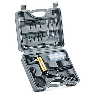 Orion Motor Tech Brake Bleeder Kit with Hand Vacuum Pump and Adapters, Brake Bleeding Kit for Brake Fluid Power Steering Fluid More, Vacuum Brake Bleeder Pump with Pressure Gauge