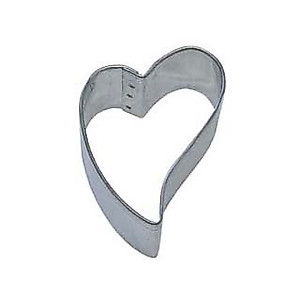 R&M Folk Heart 2.5" Cookie Cutter in Durable, Economical, Tinplated Steel