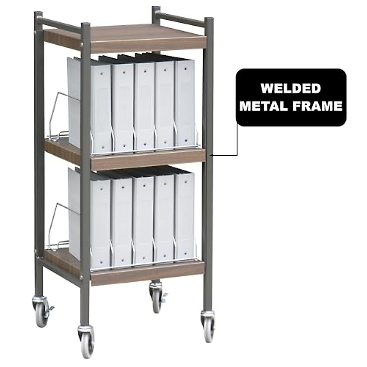 Omnimed American Made Mini Chart Rack (Woodgrain)