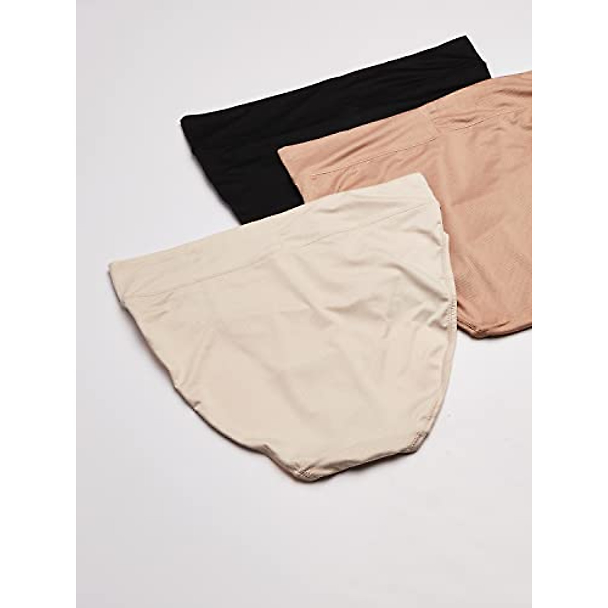 Warner's womens Allover Breathable Hi-cut Panty Underwear, Toasted Almond Butterscotch Black, X-Large US