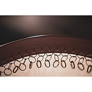 Meinl, 20 inches Frame Drum with Metal Rings, DAF-NOT Made in China-Coated Synthetic Head, Antique Brown Finish, 2-Year Warranty, 20" Diameter (FD20D-TF)