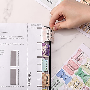 Mr. Pen- Bible Tabs, 3 Different Design, 222 Tabs, Bible Journaling Supplies, Bible Tabs Old and New Testament, Bible Tabs for Women, Bible Book Tabs, Bible Study Supplies, Tabs for Bible