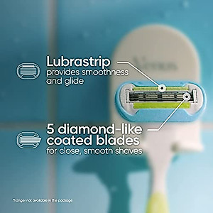 Gillette Venus Womens Razor Blade Refills, Venus Extra Smooth 4 Count and Venus Deluxe Smooth Sensitive 2 Count, 6 Total Refills