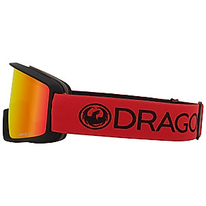 Dragon Unisex DXT OTG Snow Sport Goggle - Saffron Lite Frame | LL Red Ion Lens