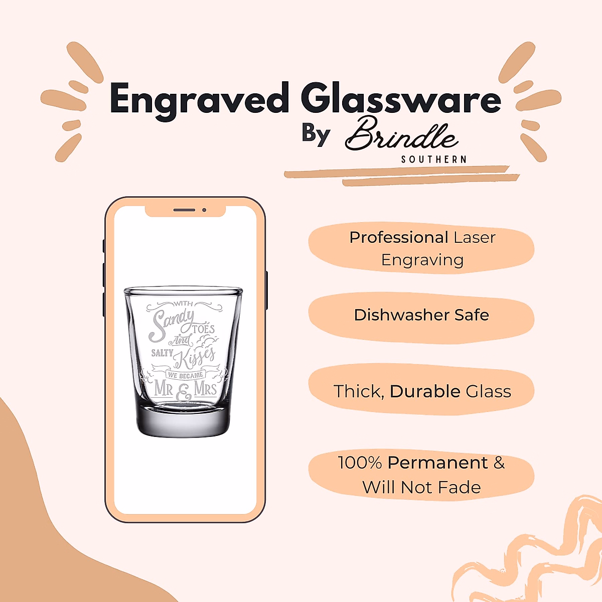 Brindle Southern Farms Gilmore Inspired Girls Shot Glass Set of Four: Stars Hollow, Luke's Diner, Where You Lead I Will Follow, Dragonfly Inn Gilmore Engraved 1.5 Ounce Shot Glasses