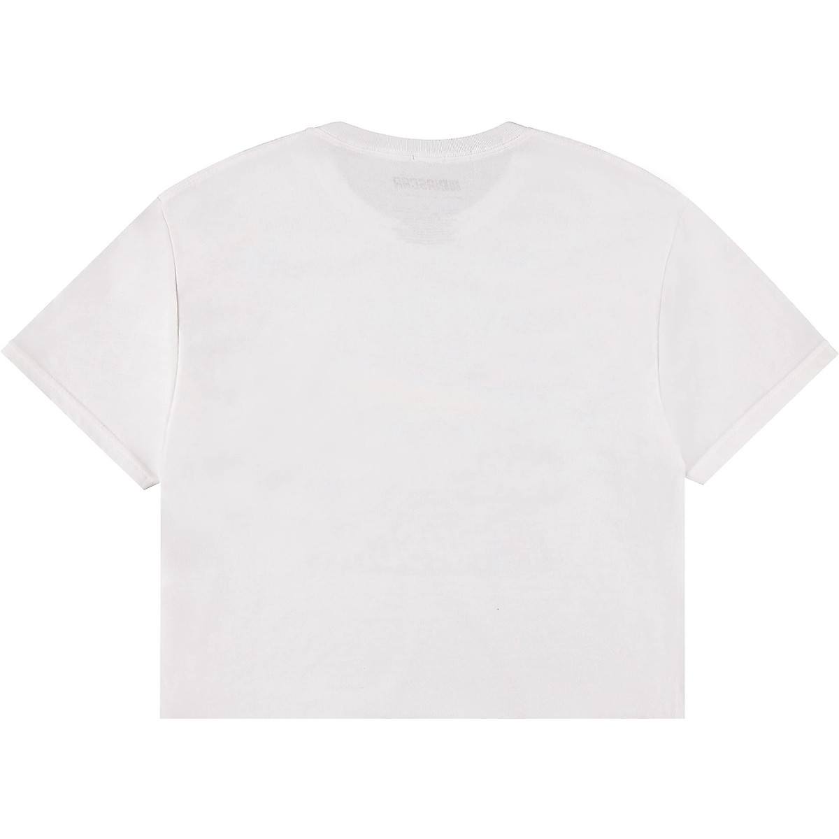 NASCAR Ladies Racing Fashion Shirt - Ladies Classic Racing Tee Crop Top Tee (White, X-Large)