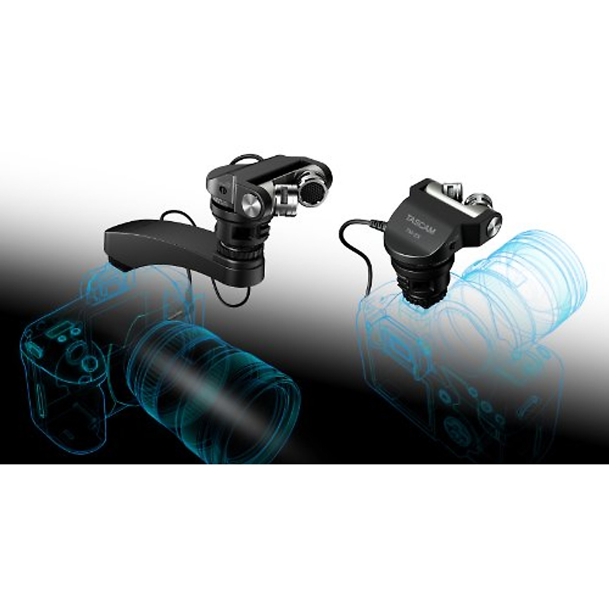 TASCAM TM-2X - X-Y Pattern Stereo Cardioid Mic for DSLR Filmmaking