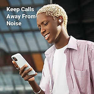 UGREEN HiTune Wireless Earbuds Bluetooth 5.0, Aptx HiFi Stereo Wireless Headphones with Built-in Mic, CVC 8.0 Clear Call Bluetooth Earbuds, Wireless Earphones with Deep Bass, 27H Playtime Rosegold