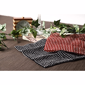 Exfoliating Washcloth [Made in Japan] Extra Long Exfoliating Towel Special Texture Makes Fluffy Foam Lather, Back Scrubber, Dead Skin Cell Remover, Loofah for Women and Men (Black)