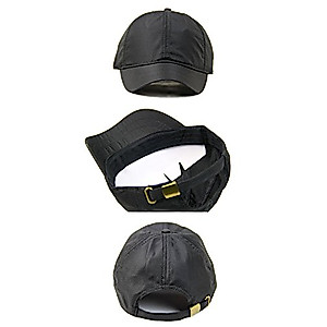 Adjustable Men and Women Sun Hat Breathable Short Brim Baseball Cap