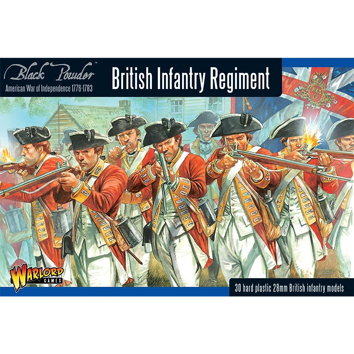Black Powder Revolutionary British Infantry Regiment 1:56 Military Wargaming Plastic Model Kit
